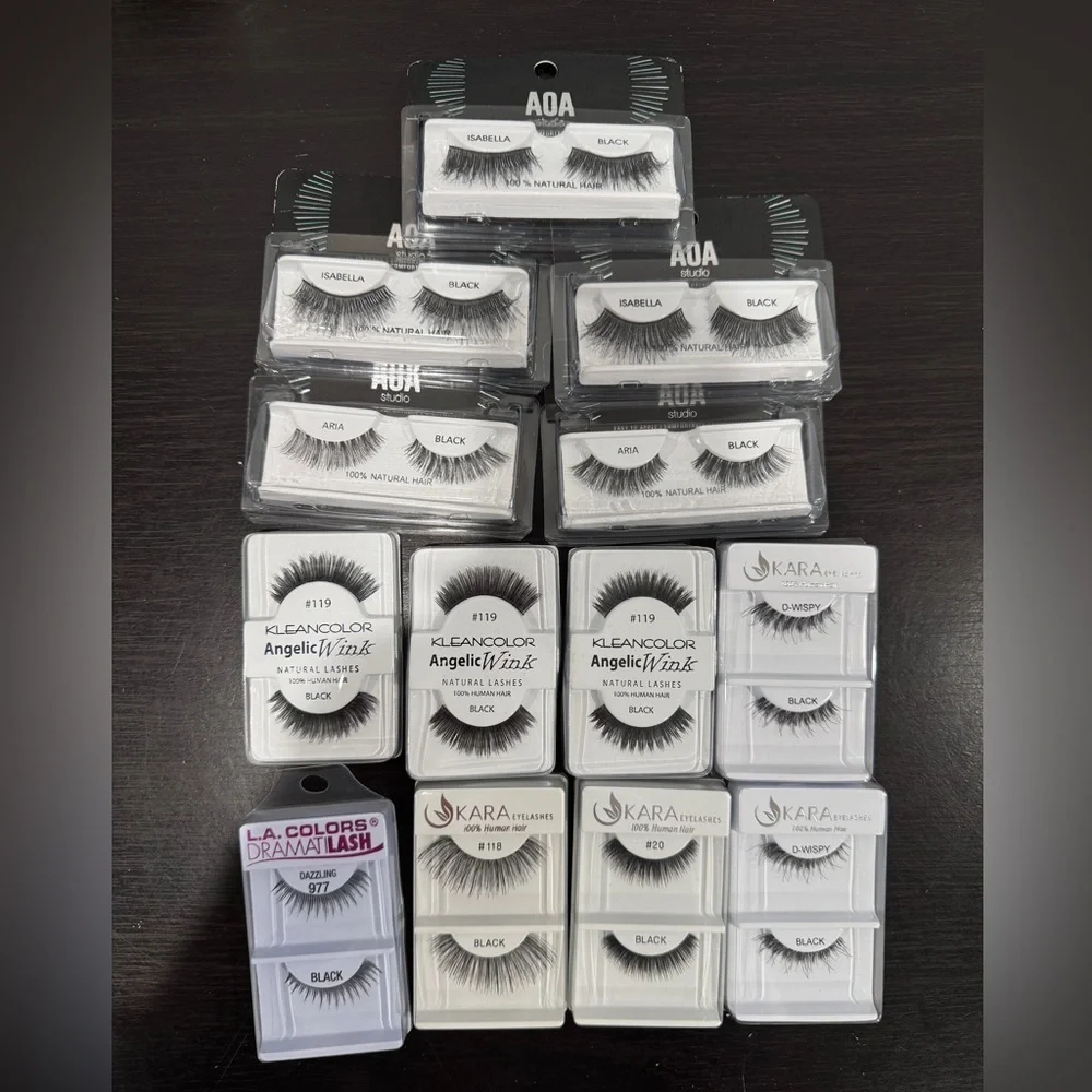 Makeup | Kara La Colors Klean Color Aoa Flash Eyelashes 13 Pack | Poshmark